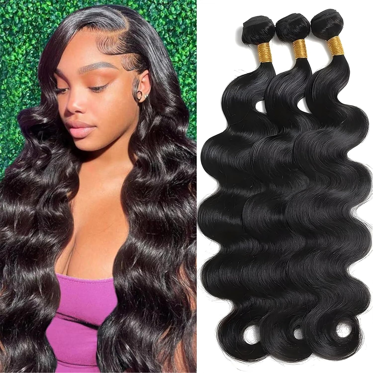 LORIEN Clip in Hair Extensions Real Human Hair 22inch