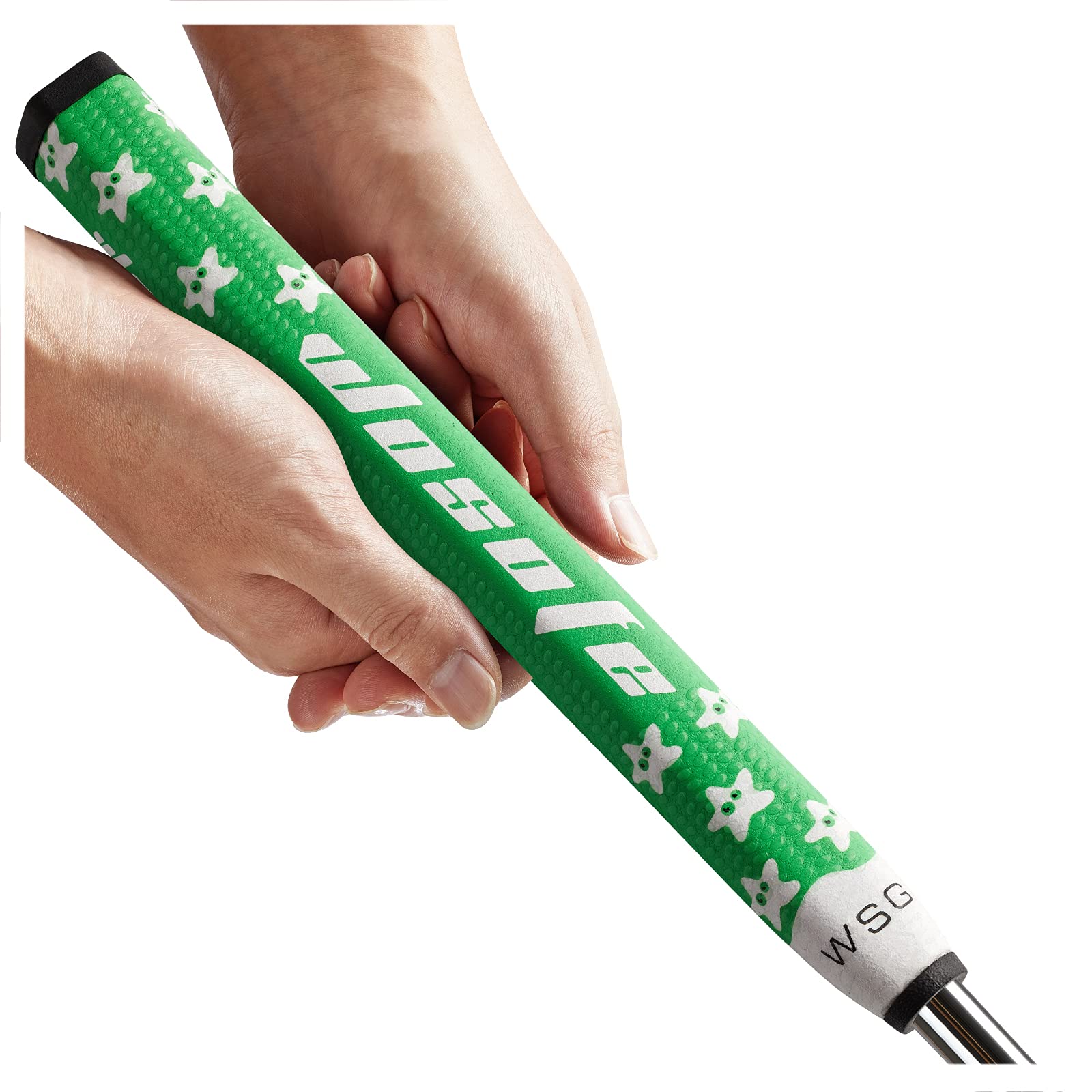 Golf Putter Grip Midsize 55g 3.0 LightWeight Non-slip Silica Gel Particle Eva Mens Starfish Pattern Several Colors to Choose (Blue, Midside)