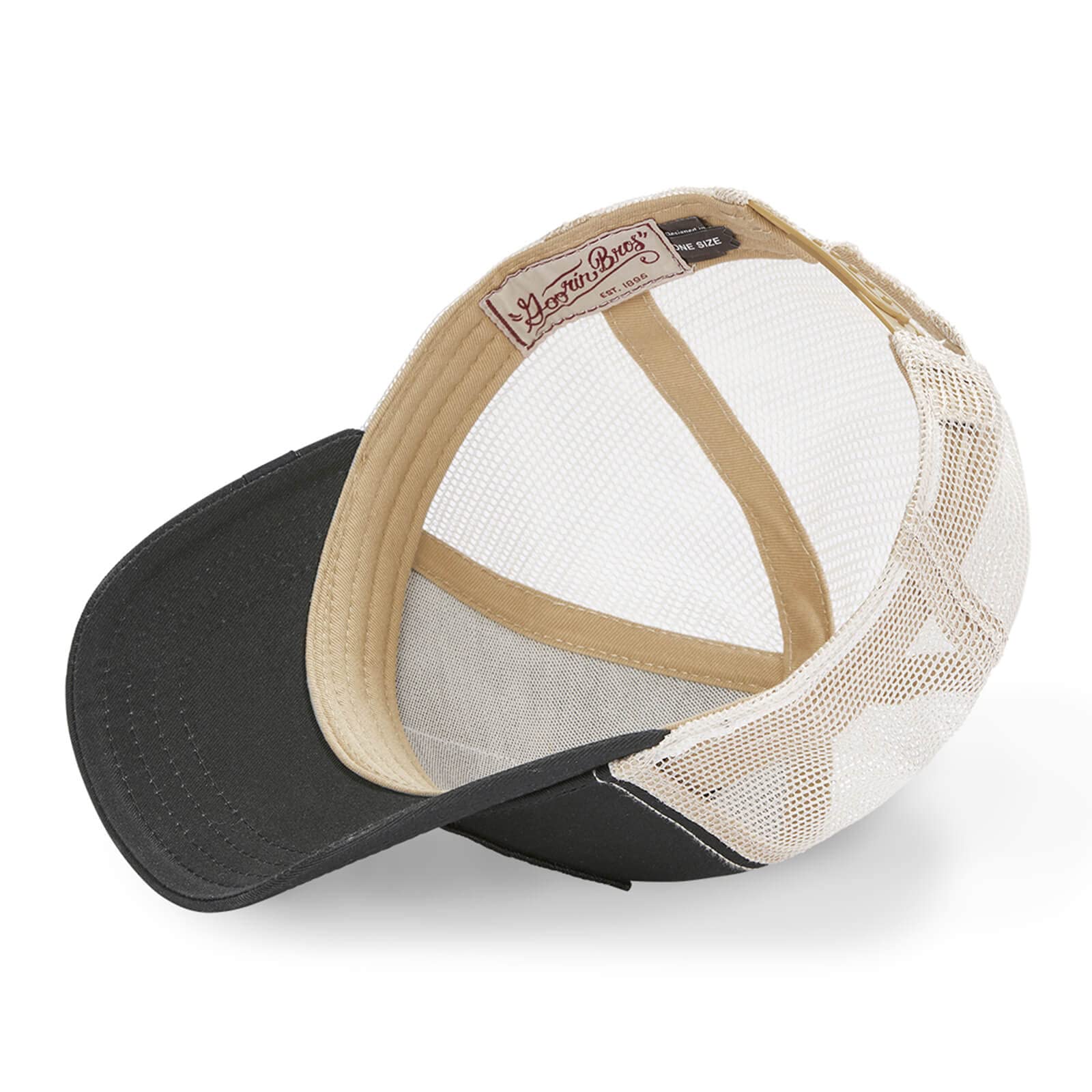Goorin Brothers Animal Farm Snap Back Trucker Hat Black Bouncer One Size