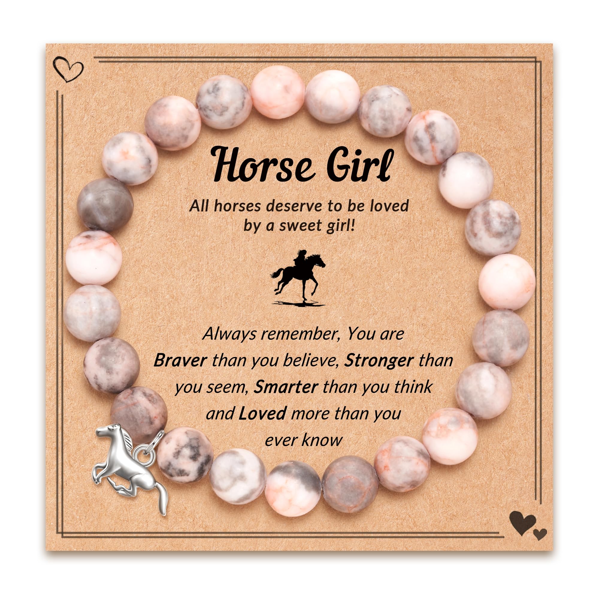 FYUKISS Horse Gifts for Girls, Horse Stuff for Girls, Horse Girls Jewelry Bracelet Ages 8-12 10-12