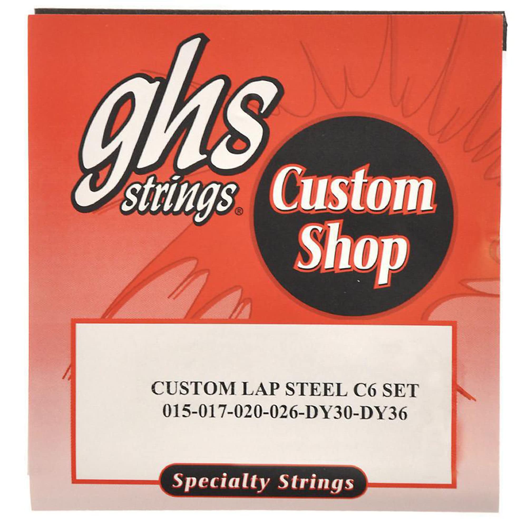 GHS Electric Lap Steel Strings C6 Tuning 15-36 (3 Pack Bundle)