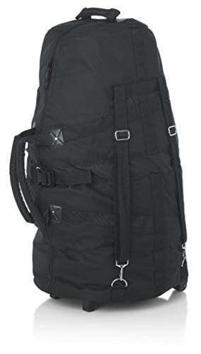 Gator Cases Protechtor Series Padded Conga Gig Bag with Adjustable Strap and Wheels; Fits most Standard Sized Conga's (GP-CONGA-W)