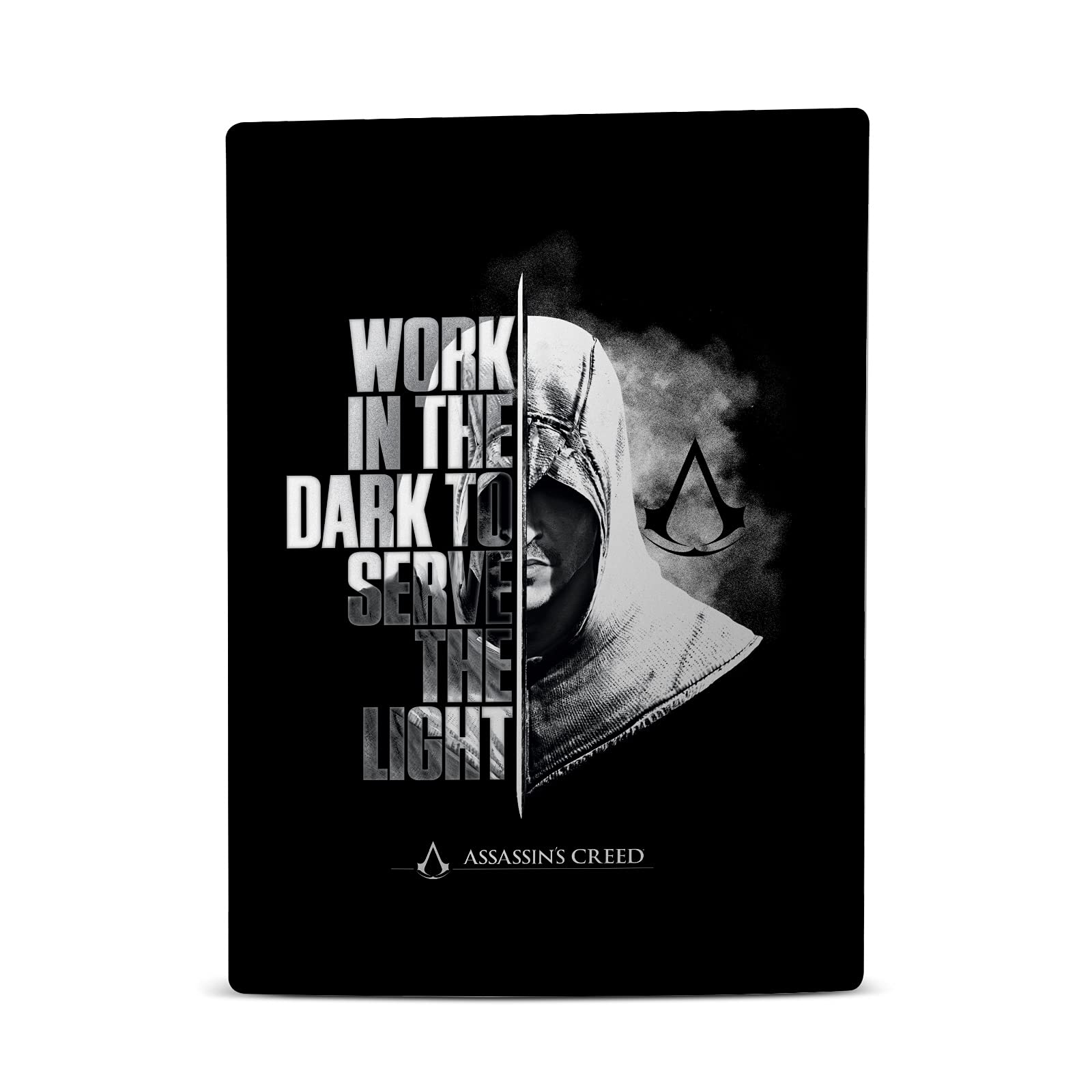 Head Case Designs Officially Licensed Assassin's Creed Half Legacy Typography Matte Vinyl Faceplate Sticker Gaming Skin Case Cover Compatible with Sony Playstation 5 PS5 Disc Edition Console