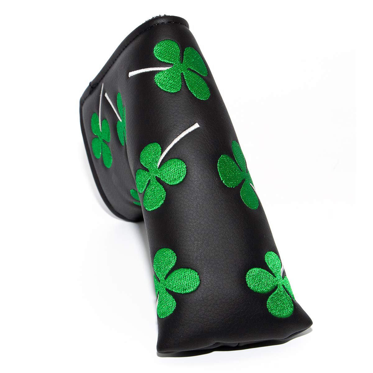 Golf Putter Cover Blade,Putter Covers Golf Club Head Covers Putter Headcover for Blade Leather Golf Putter Head Covers with Magnetic for Odyssey 2 ball Scotty Cameron Taylormade Callaway (Black 2)