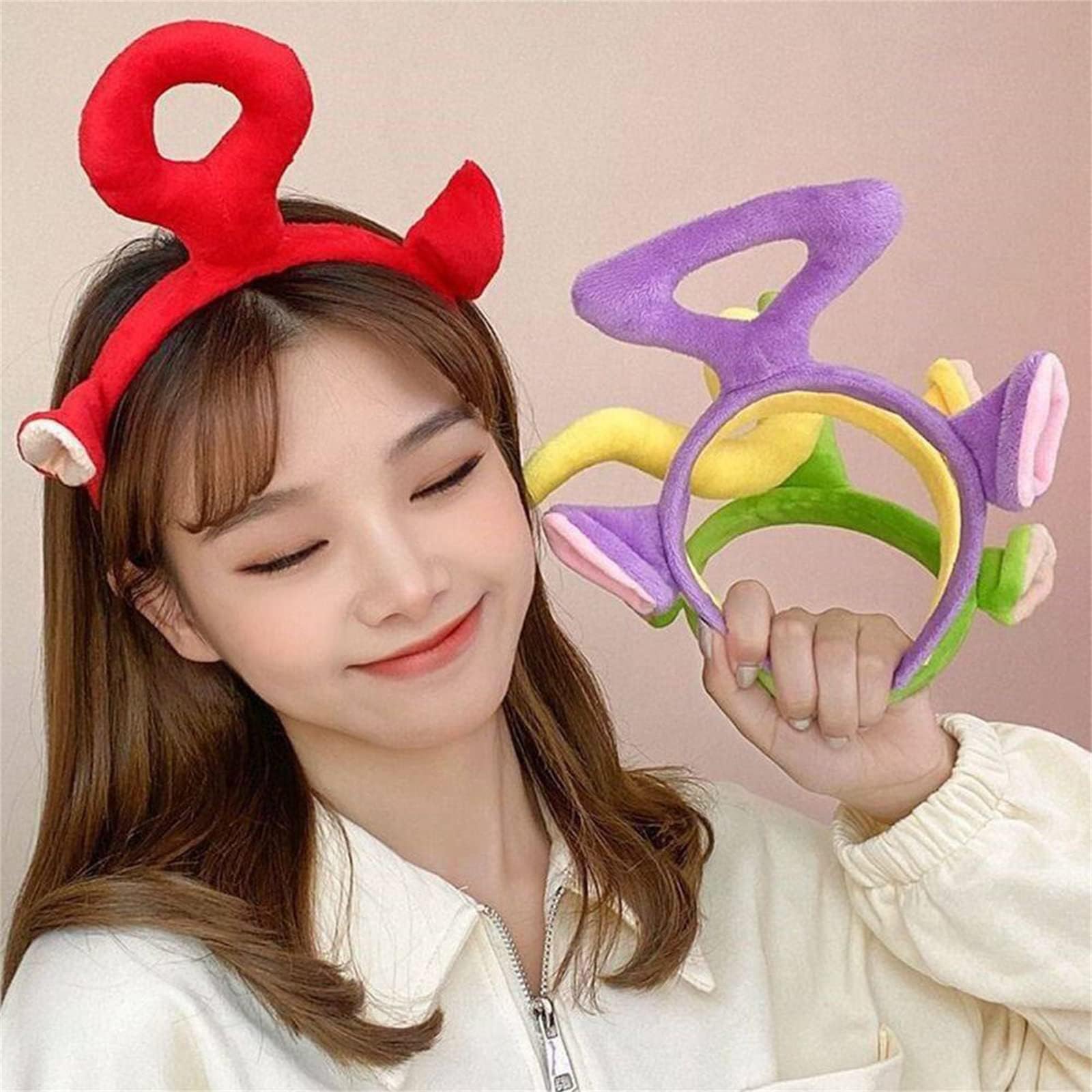 JAMBHALA 4PCS Cute Headwear 3D Hairpin Hairband Hair Accessories for Kids Halloween Party Decorations (4PCS)