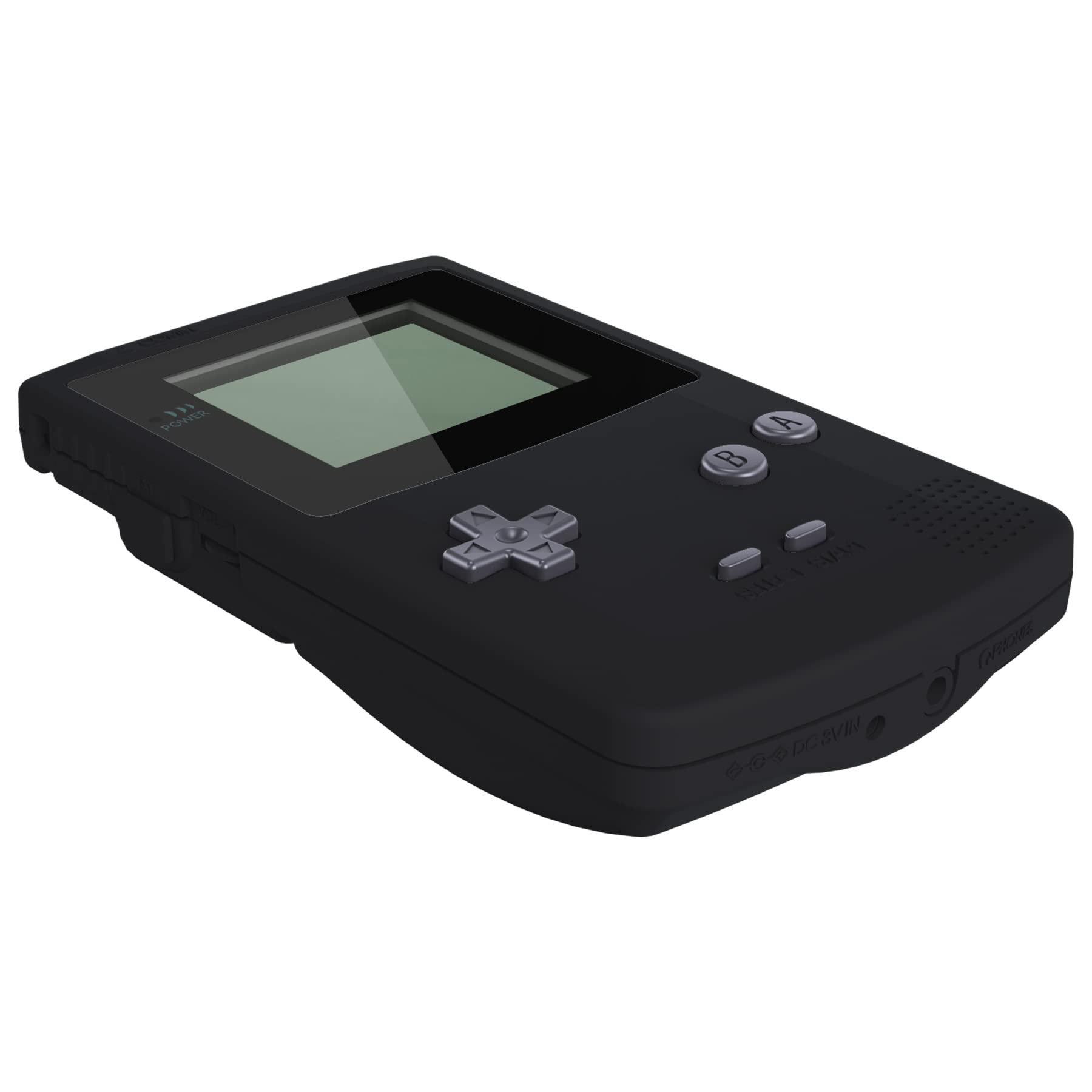 IPS Ready Upgraded eXtremeRate Black Replacement Shell Full Housing Cover & Black Screen Lens for Gameboy Color β Fit for GBC OSD IPS & Regular IPS & Standard LCD β Console & IPS Screen Without