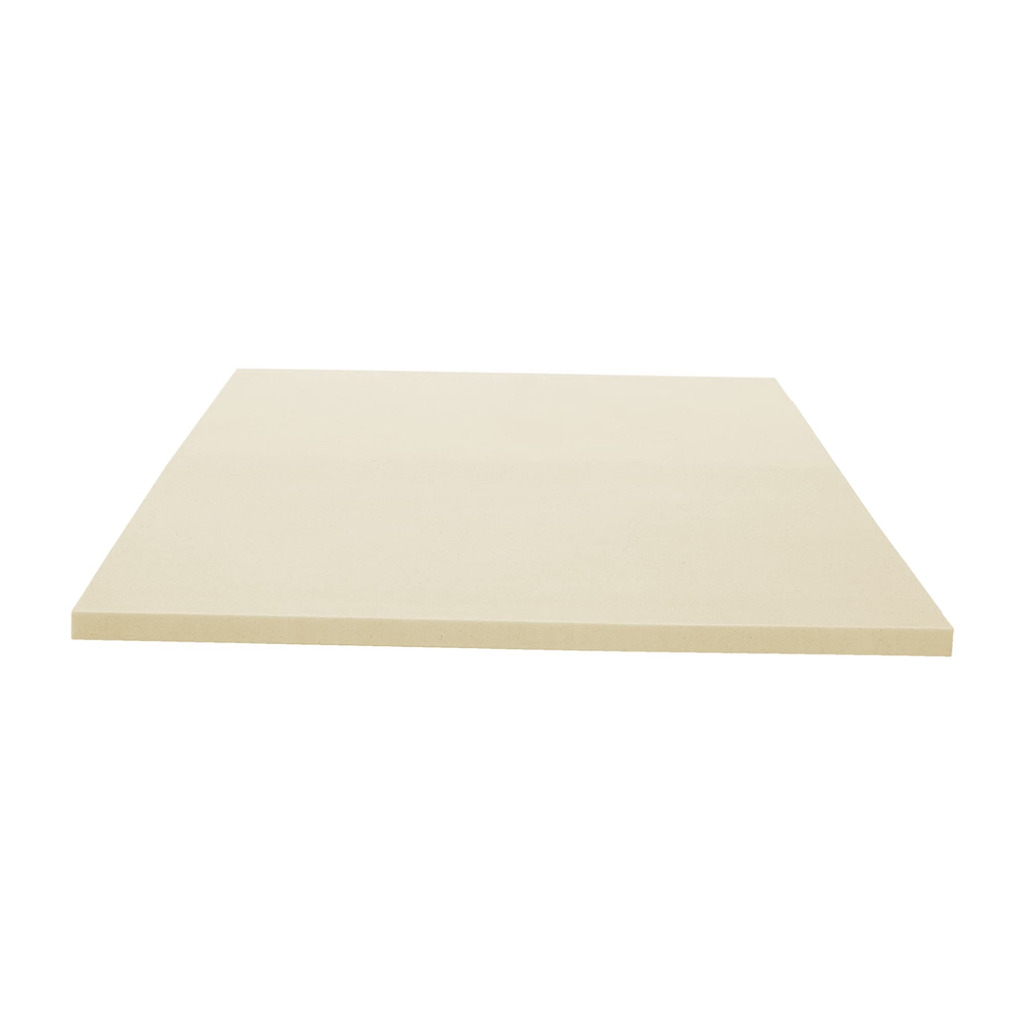 Zutan 1-inch Comfortable Convoluted Egg Shell Breathable Foam Bed Topper | Help Reduce Back Pain and Improve Sleeping Posture, Relaxing Orthopedic Matress Toppers with Optimum Support, Twin, White