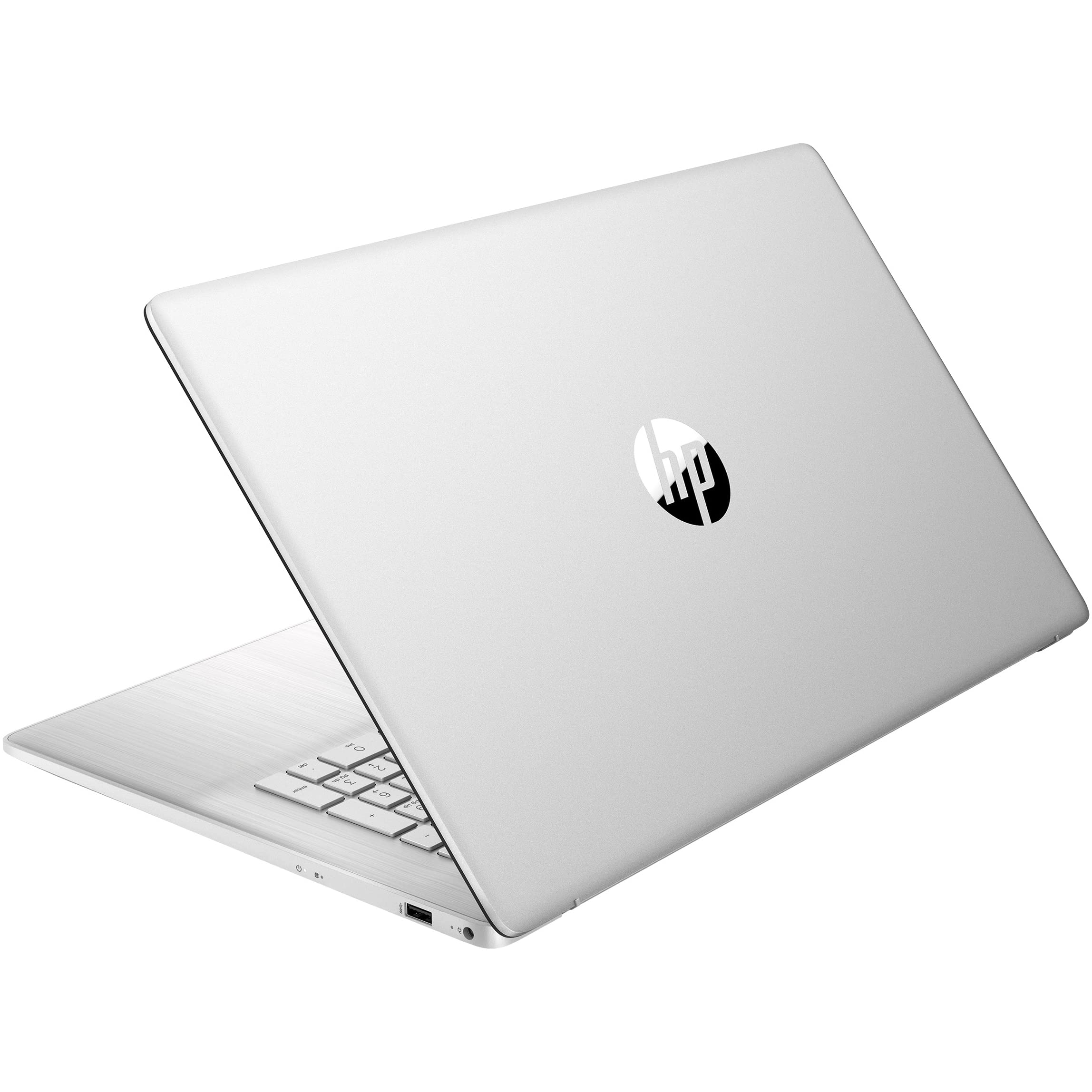 HP 17 17.3" Touchscreen HD+ Laptop Computer, Hexa-Core AMD Ryzen 5 5625U (Beat i5-1235U), 32GB DDR4 RAM, 2TB PCIe SSD, 802.11AC WiFi, Bluetooth 5.0, Silver, Windows 11 Home