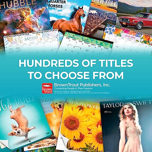 Greece | 2024 12 x 24 Inch Monthly Square Wall Calendar | BrownTrout | Travel Europe Balkans Athens Mykonos