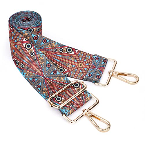 HKCLUF Wide Purse Strap Women Guitar Strap Purse For Women Adjustable Replacement Straps for Handbags Crossbody Shoulder Bucket Bag Replacement Belt