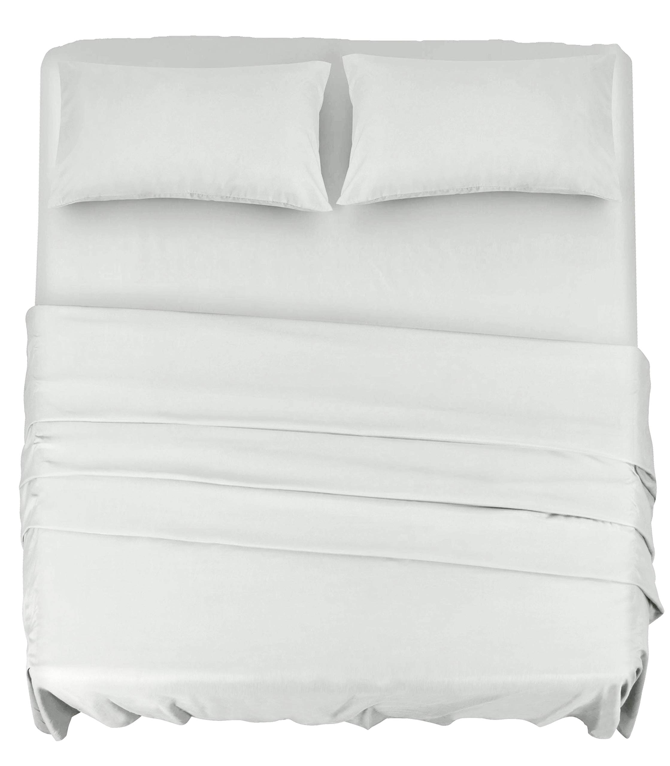 GULLIVER Cotton Rich Quality King Sheet in Grey COLOR-1PIECE, FITS Upto 15ββ DEEP Mattress Pockets, Breathable Cool, & ECO-Friendly.