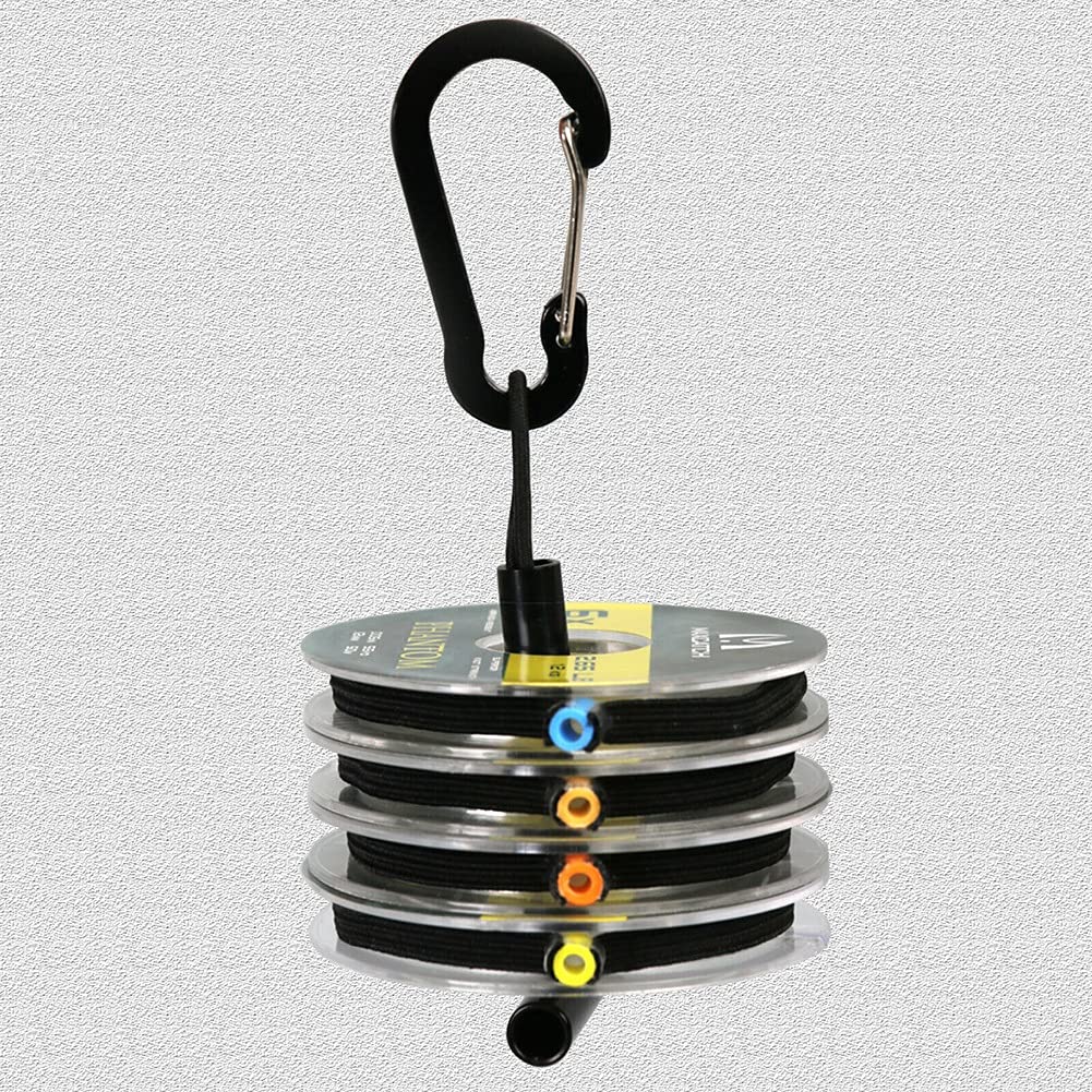 GPPZM Outdoors T Fly Fishing Holder for Storing Multiple Tippet Spools Fishing Fllies Lure Bait Making Processing Tools (Size : Large)