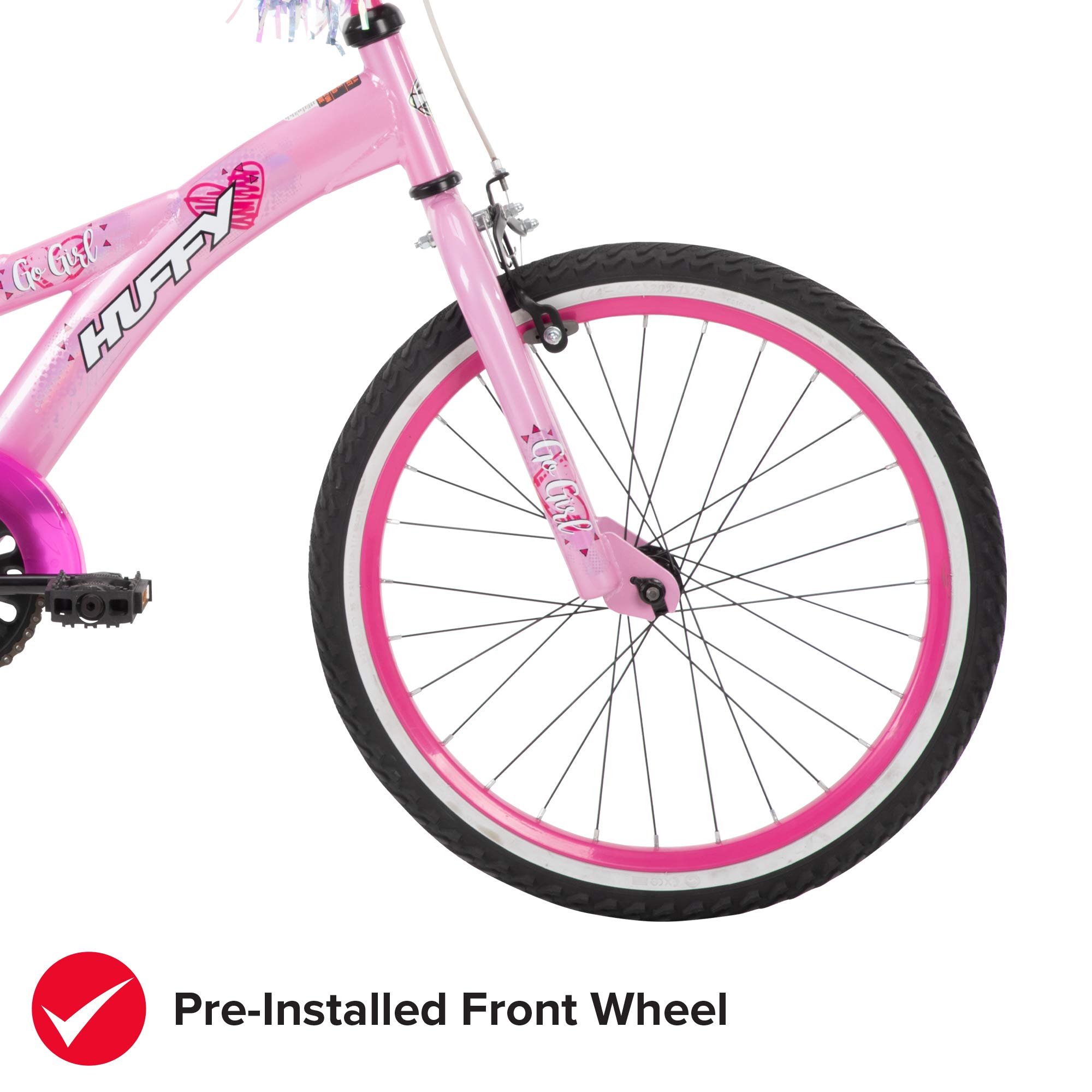 Go Girl 20" Girls Pink Quick Connect