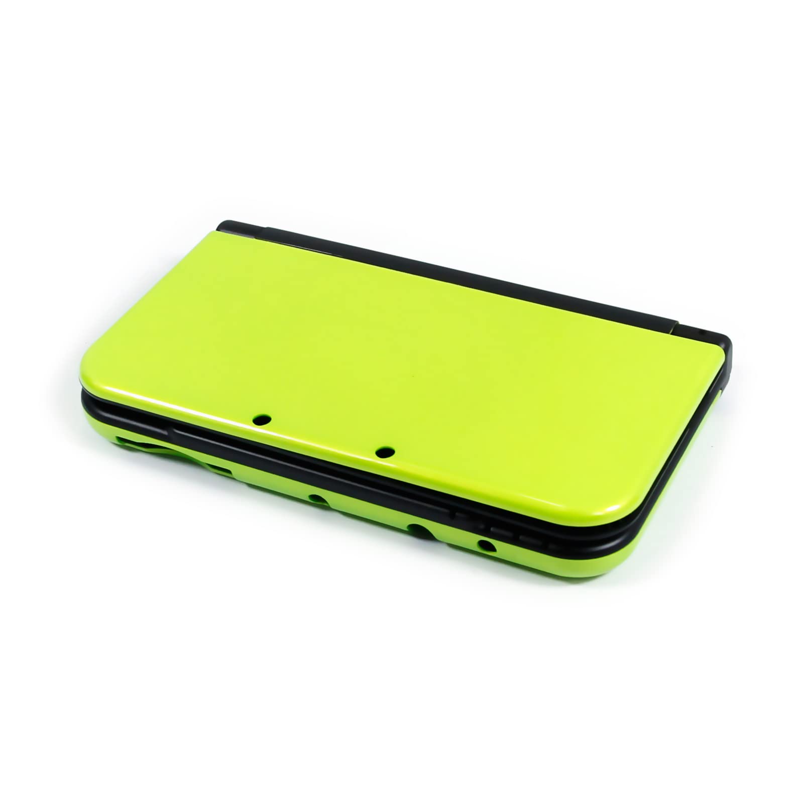 New for New3DS XL Housing Case Shell Green Color Replacement, for Nintendo New 3DS XL LL New3DSXL Handheld Console, Outer Casing Faceplate Top Bottom Back Cover Plates 5 PCS Set Spare Parts