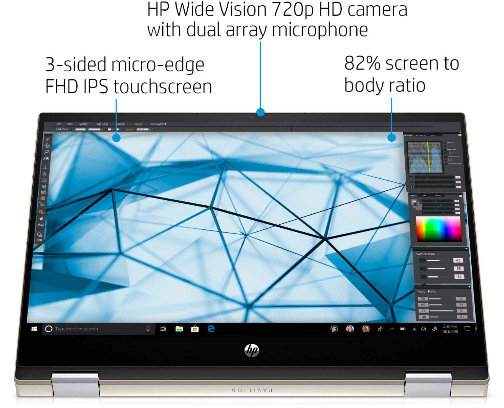 HP 2022 Flagship Pavilion x360 14" Touchscreen 2 in 1 Laptop, Intel Core i5-1135G7 (Beat i7-1065G7), 8GB RAM, 512GB PCIe SSD, Backlit Keyboard, Fingerprint Reader, Intel Iris Xe Graphics, Win 11