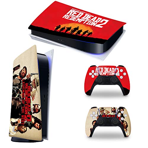 Gunner US PS5 Standard Edition Whole Body Vinyl Skin Sticker Decal Cover for PlayStation 5 System Console and Controllers