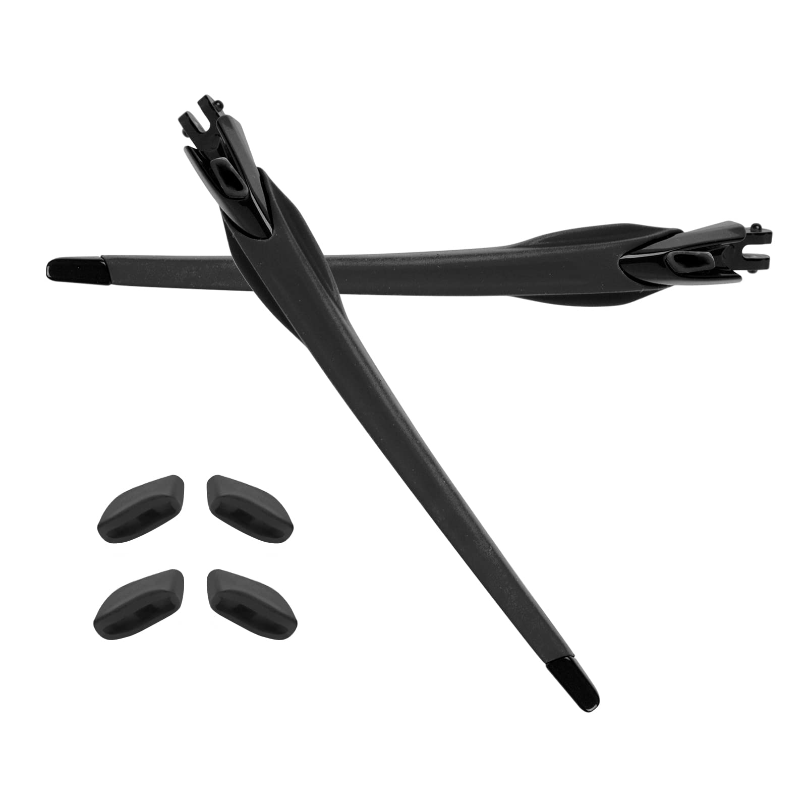 GOHIN Replacement Temples Arms Legs For Oakley Flak 2.0/ Flak 2.0 XL Glasses - Black