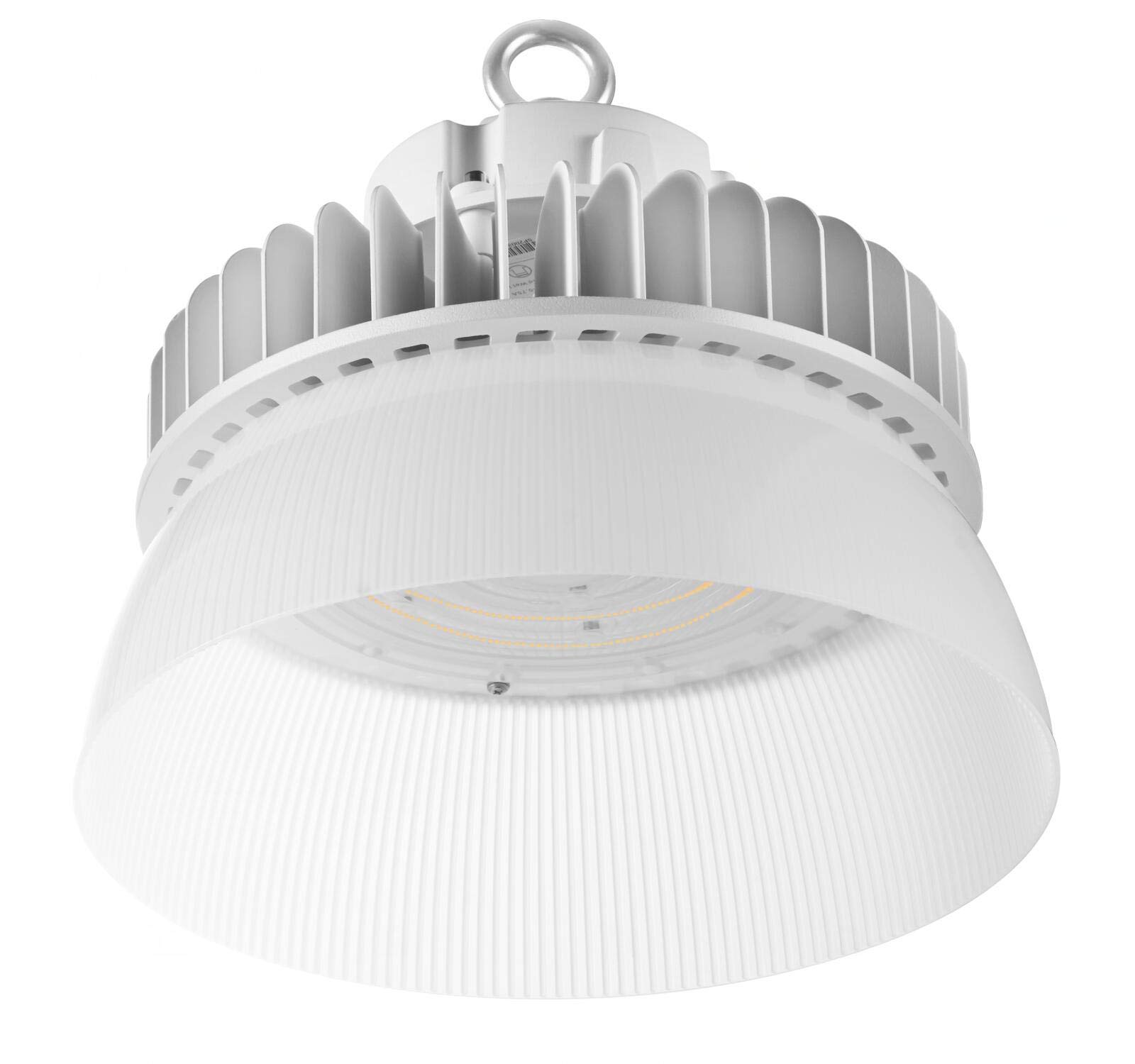 GRANDLUMEN 150W LED High Bay UFO Light, ETL Certified, 5000K Crystal White, LED Warehouse Lighting with PC Reflector
