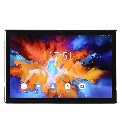 HEEPDD Tablet PC, 10.1 Inch Screen Gaming Tablet Octa Core CPU 12GB 256GB Memory 8MP 20MP Camera US Plug 100-240V with Keyboard Headphone for Family (#3)