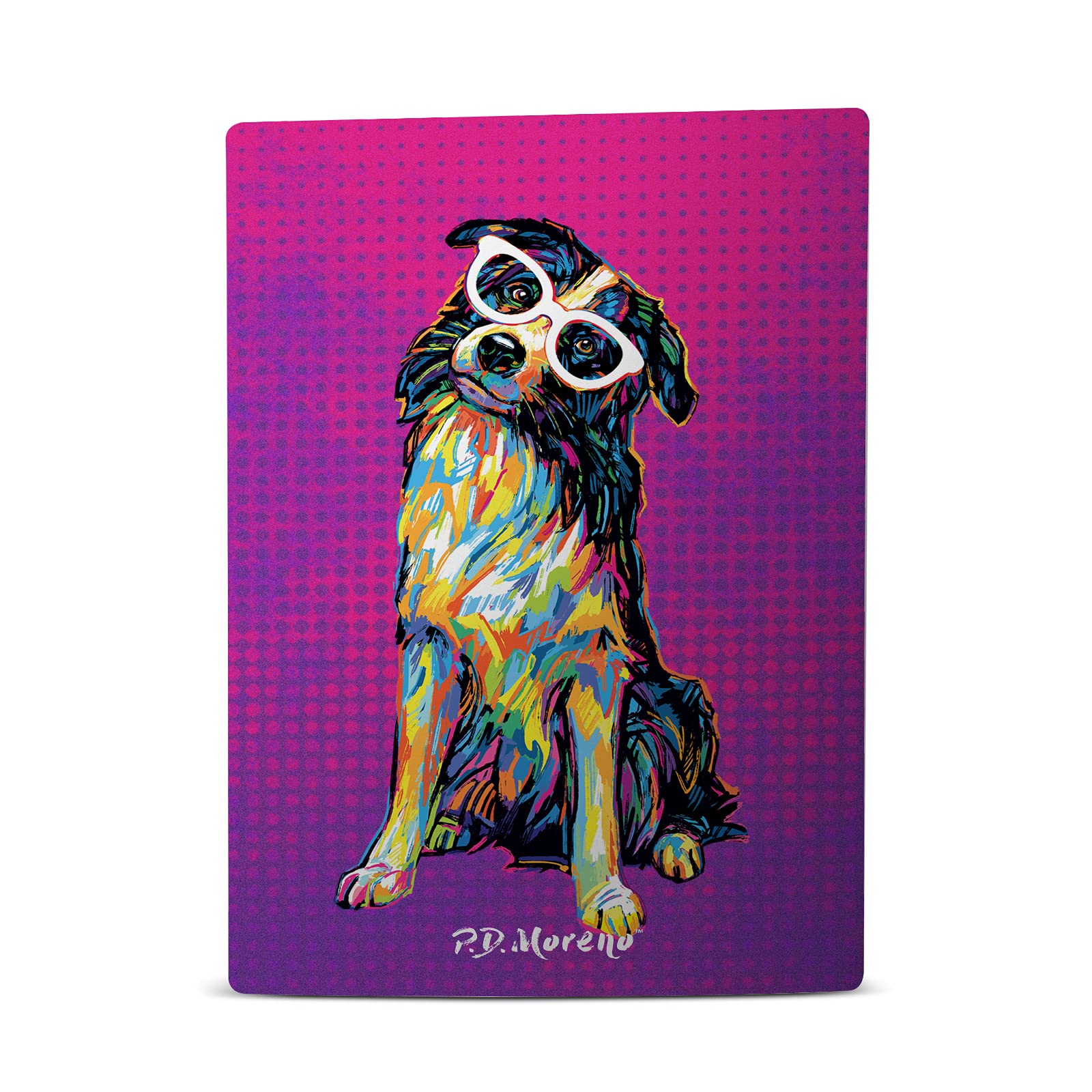 Head Case Designs Officially Licensed P.D. Moreno Border Collie Animals II Matte Vinyl Faceplate Sticker Gaming Skin Case Cover Compatible with Sony Playstation 5 PS5 Disc Edition Console