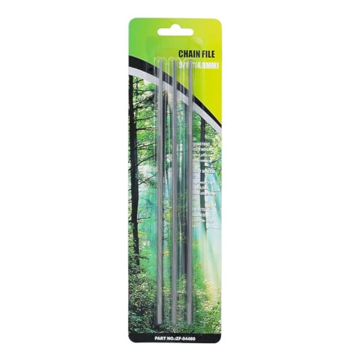 Hipa 3/16 4.8mm Round Professional Chainsaw Chain File, Round Saw Chain File kit, Replacement for Oregon 25896