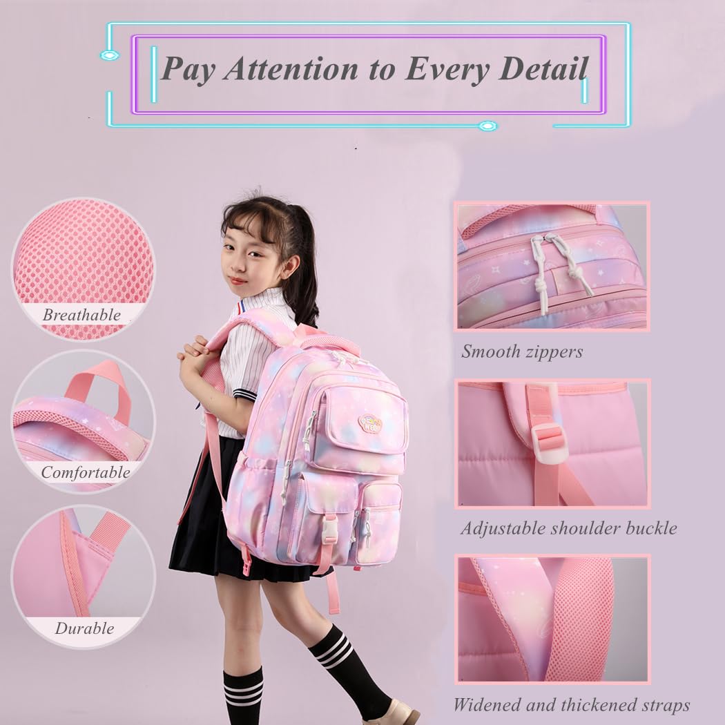 Galaxy Boys Rolling Backpack for School Elementary, Trolley Bookbags School Bags Backpacks for Kids Boys with 6 Wheels