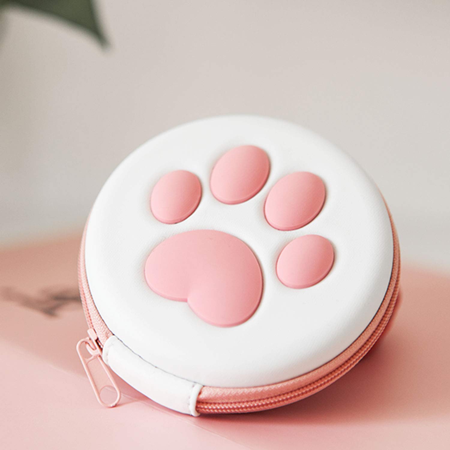 GeekShare Cute Paw Game Cards Holder Cartridge Storage Case Compatible with Nintendo Switch/Switch OLED - Fits up to 16 Switch Games Card Slots