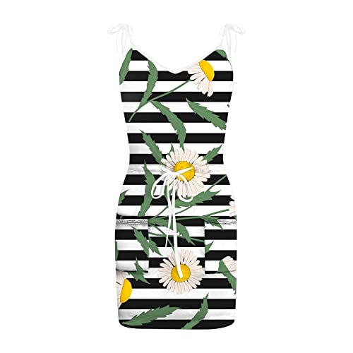 High Waisted Women's Fashion Casual Dress V Neck Sleeveless Strap Open Back Sexy Elegant Cute Night Sequin White