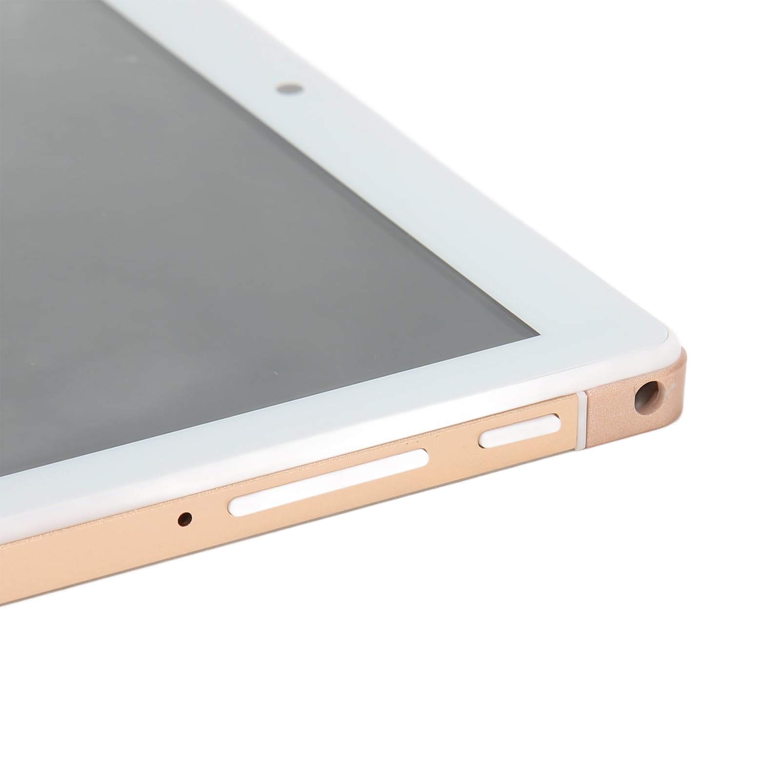 Gugxiom Android Tablet, 10.1 Inch FHD Screen, Octa Core Processor, 6GB RAM, 128GB ROM, 5MP+8MP Camera, 6000mAh, Support 4G Call (Gold)