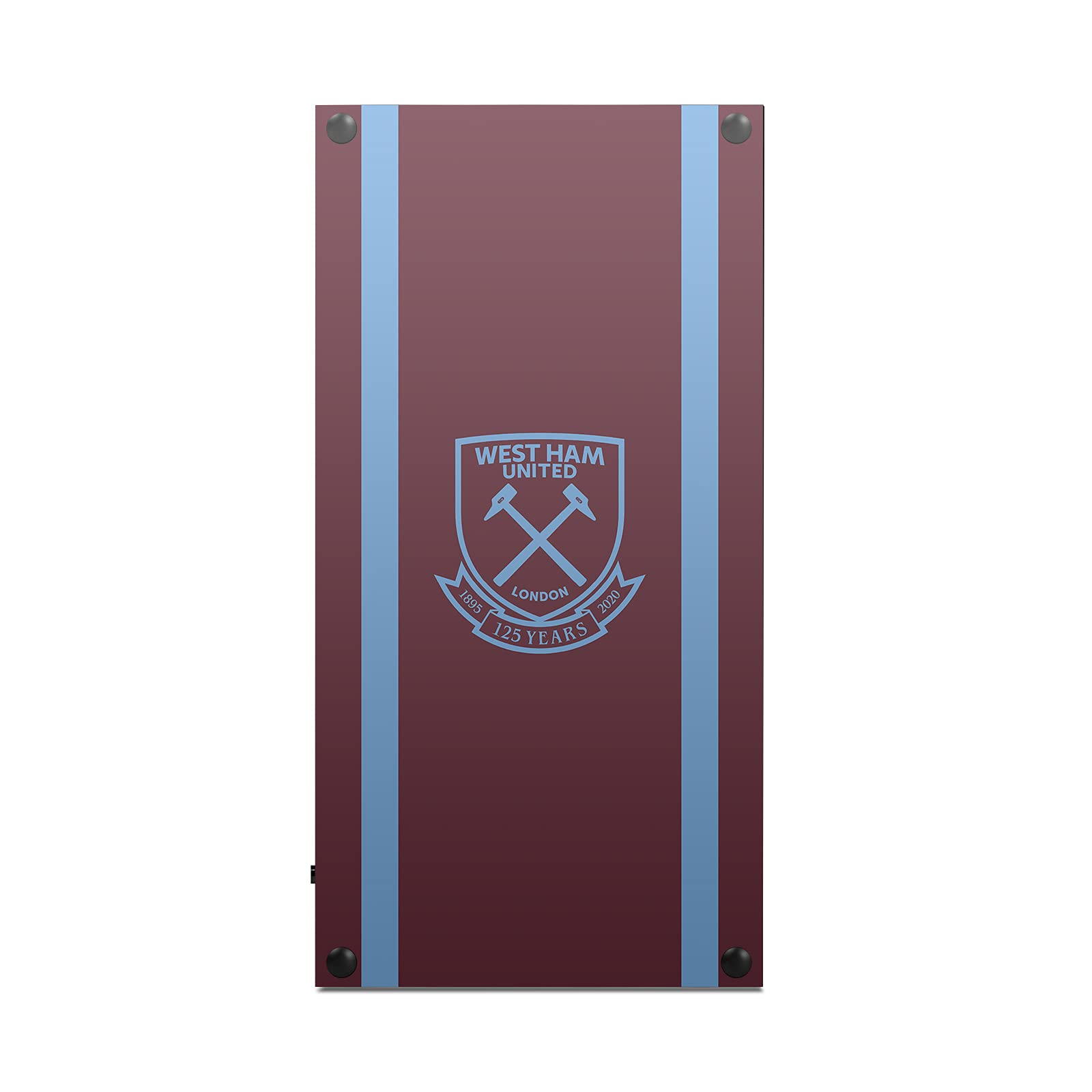 Head Case Designs Officially Licensed West Ham United FC Jersey 2020/21 Home Kit Matte Vinyl Sticker Gaming Skin Case Cover Compatible with Xbox Series X Console and Controller Bundle