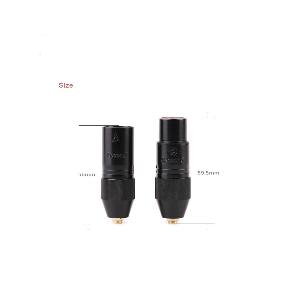Jiasound 3.5mm (1/8 inch) Female (TRS) Mini-Jack to XLR Male&Female Audio Adapter (XLR-3.5MM(1Pair))