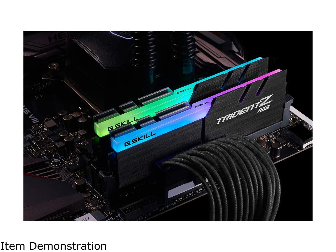G.SKILL Trident Z RGB Series (Intel XMP) DDR4 RAM 64GB (2x32GB) 3200MT/s CL16-18-18-38 1.35V Desktop Computer Memory UDIMM (F4-3200C16D-64GTZR)