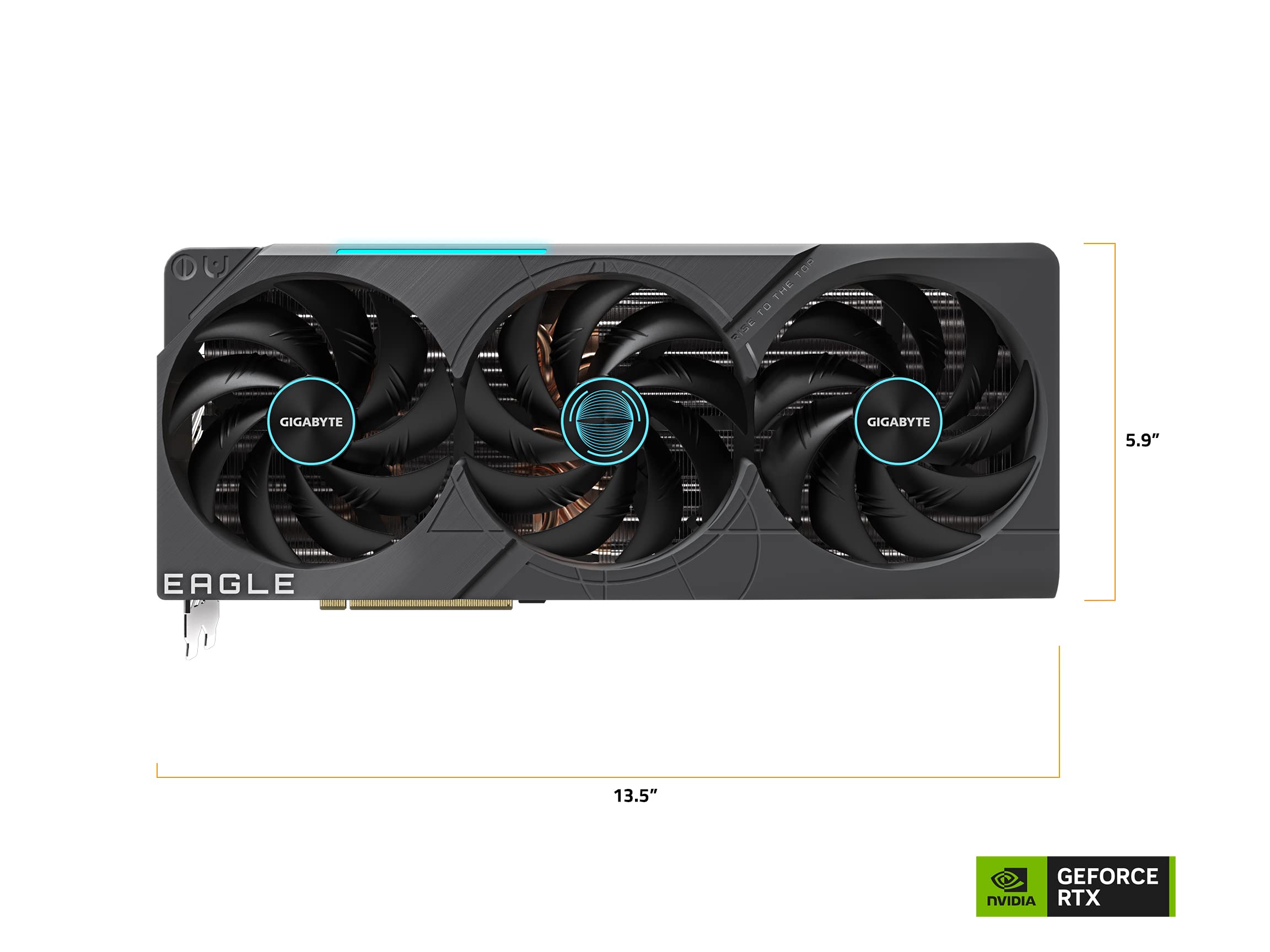 GIGABYTE GeForce RTX 4080 Eagle 16G Graphics Card, 3X WINDFORCE Fans, 16GB 256-bit GDDR6X, GV-N4080EAGLE-16GD Video Card
