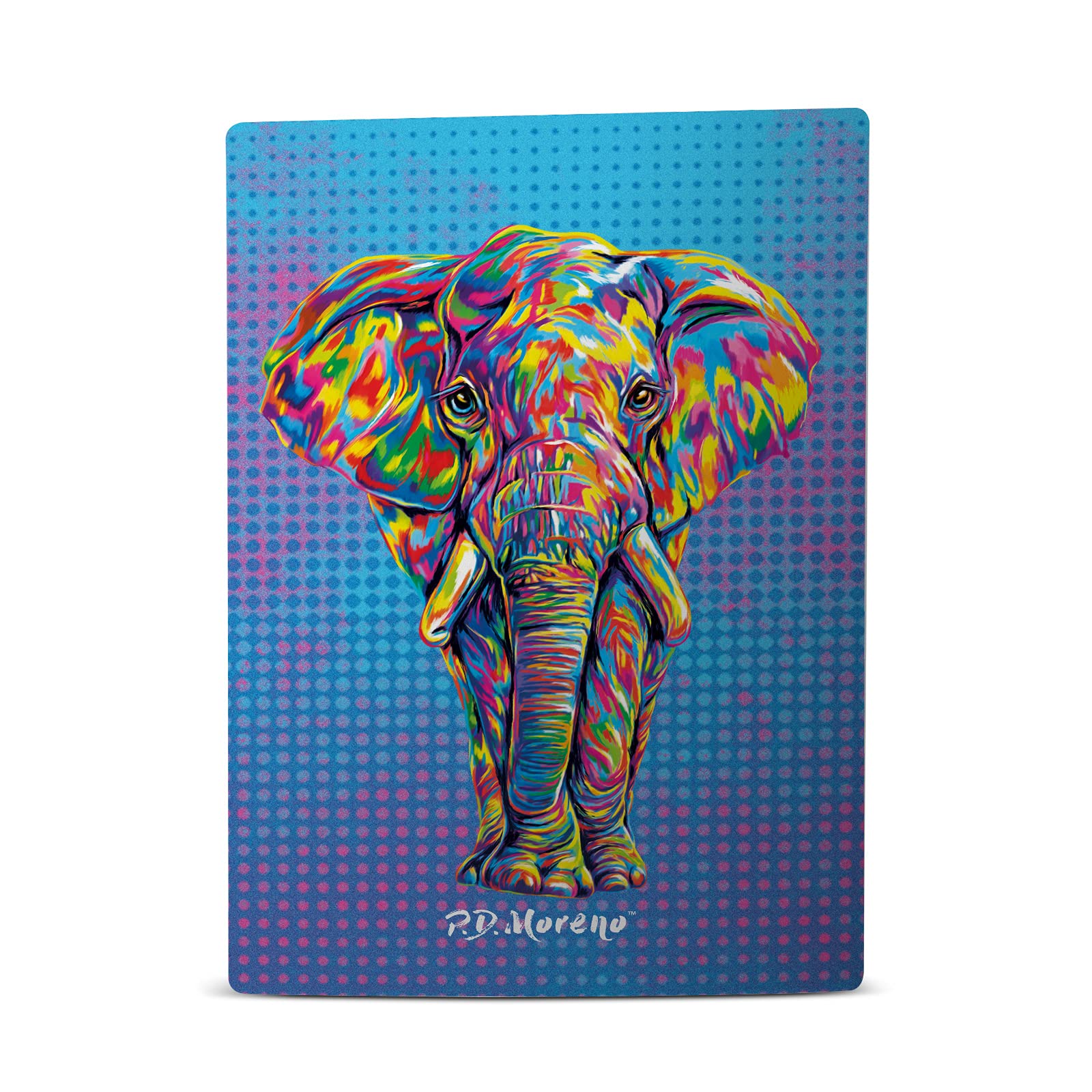 Head Case Designs Officially Licensed P.D. Moreno Elephant Animals II Vinyl Faceplate Sticker Gaming Skin Case Cover Compatible with Sony Playstation 5 PS5 Disc Edition Console & DualSense Controller