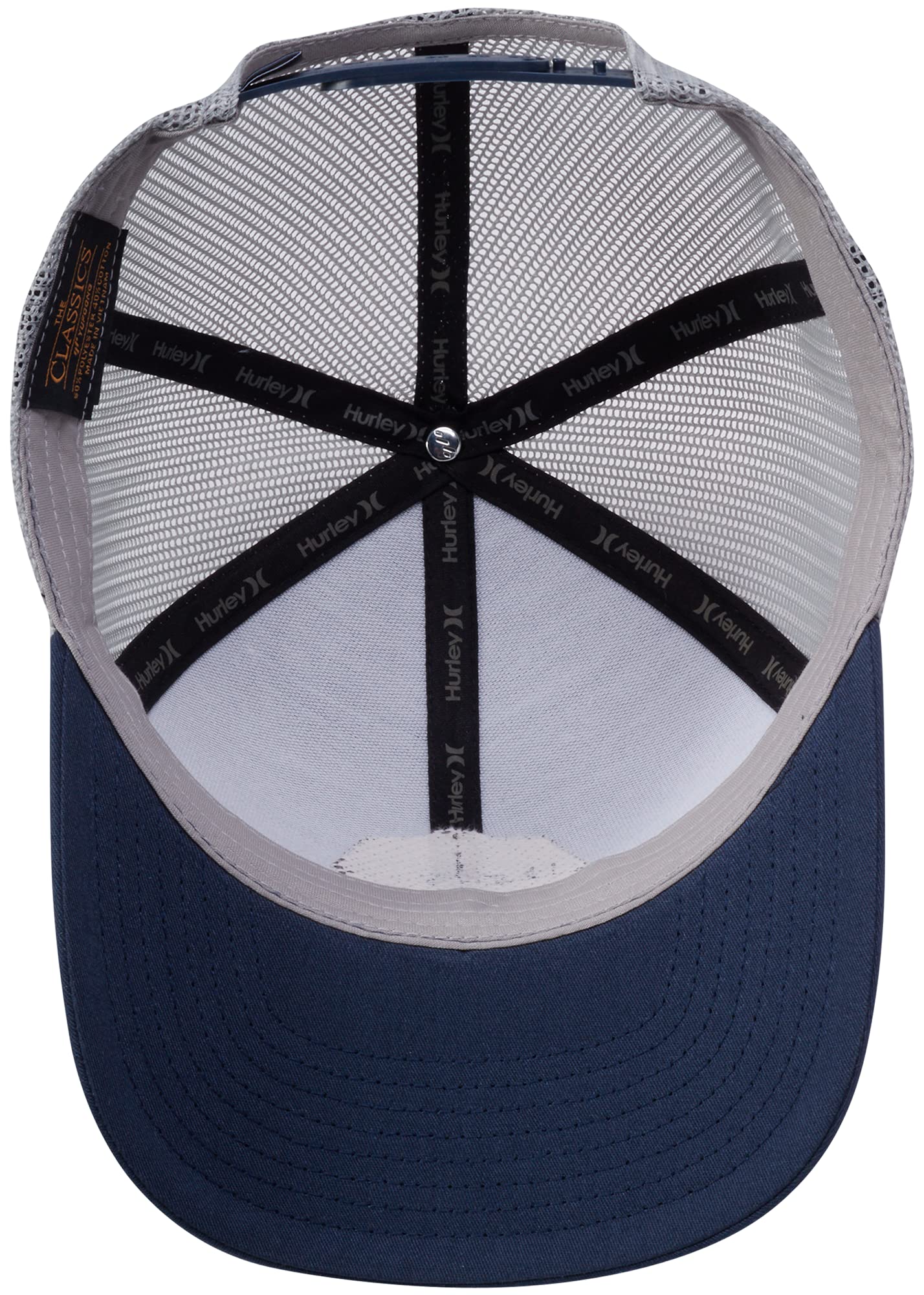Hurley Men's Baseball Cap - Seacliff Snap-Back Trucker Hat, Size One Size, Burgundy