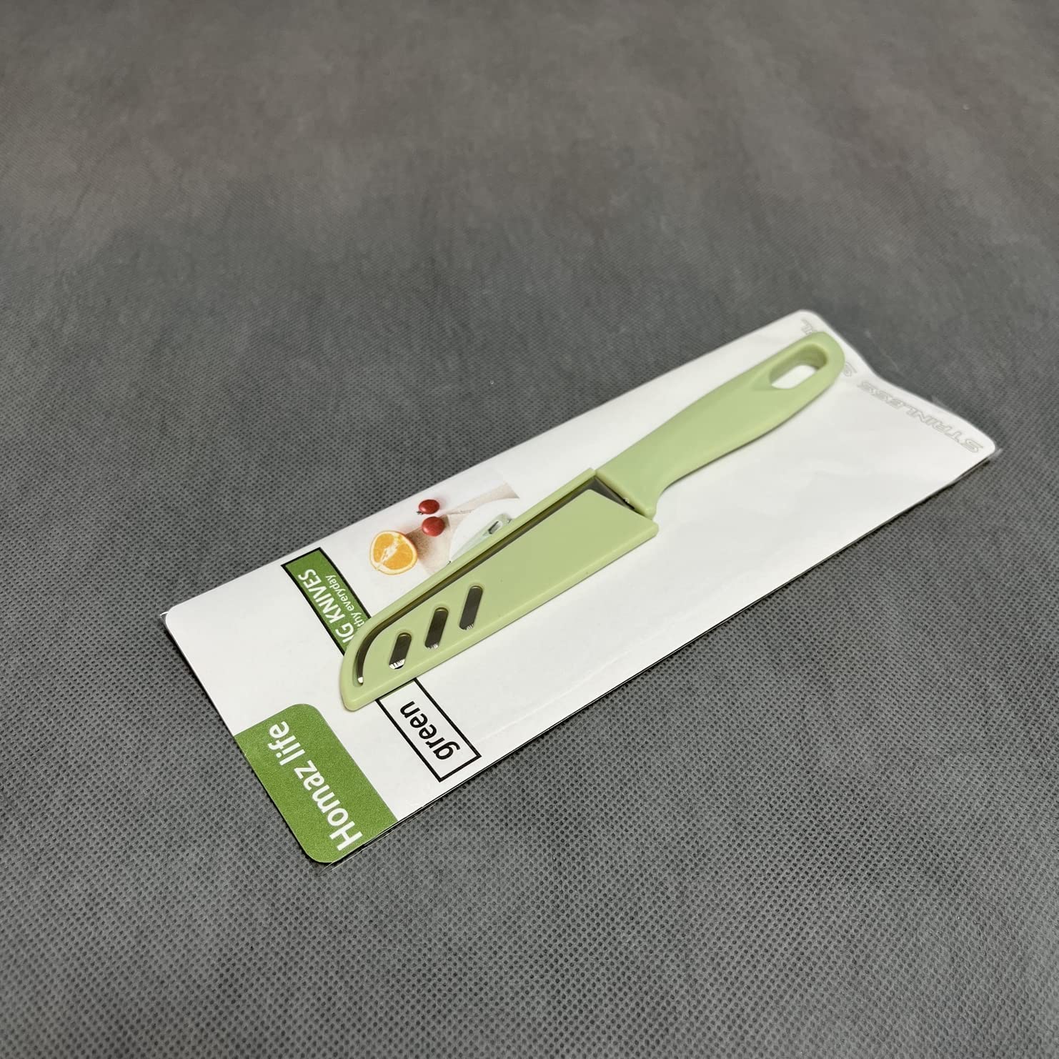 Homaz life Paring knives, 4 Inch Peeling Knife, Fruit and Vegetable Knife, Ultra Sharp Kitchen Knives, PP Plastic Handle