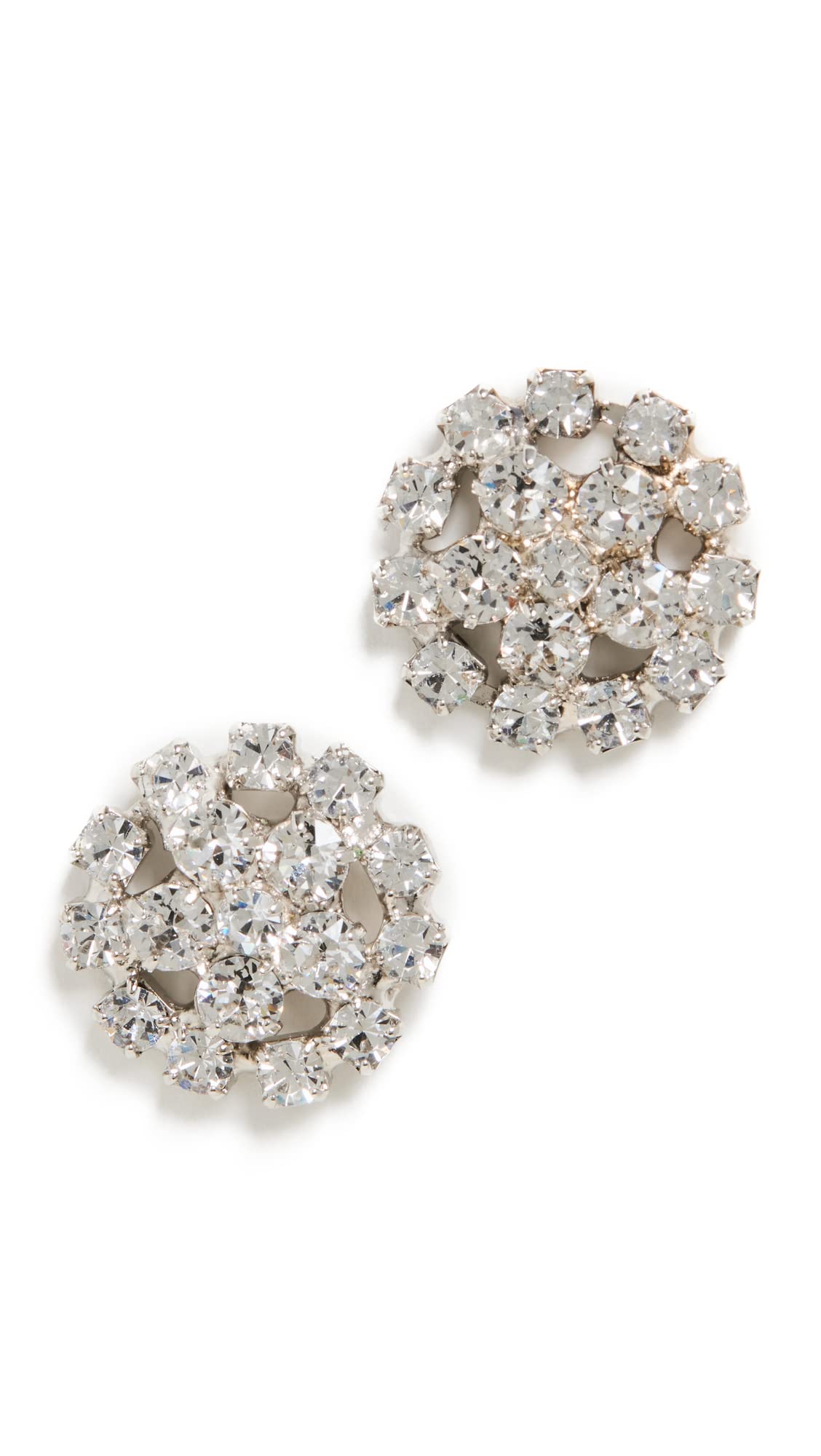 Jennifer Behr Women's Maris Earrings, Crystal, Clear, Silver, One Size