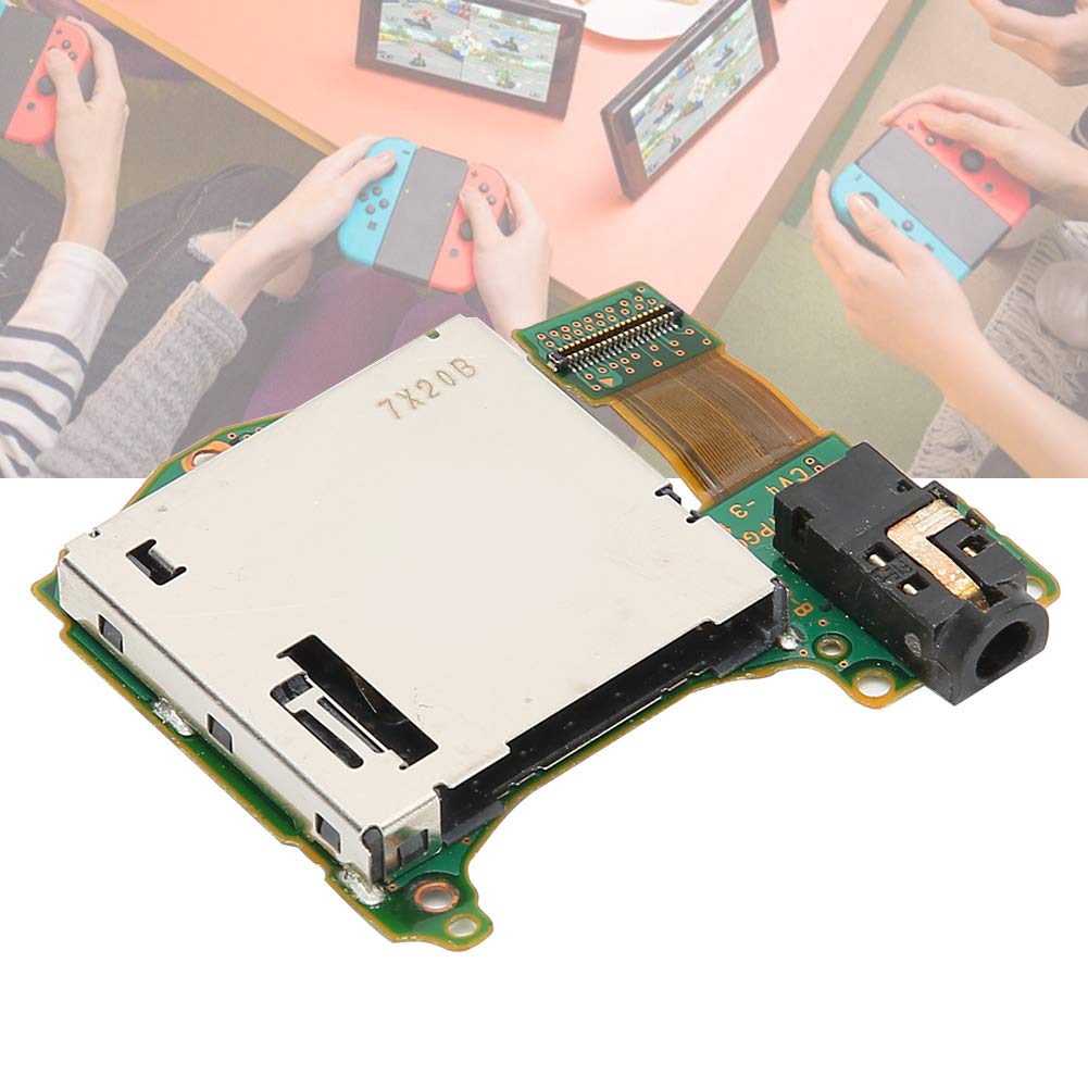 Game Reader Card Slot Cartridge Card Slot Host Reader Tray Earphone Hole Port Fit for Nintendo Switch