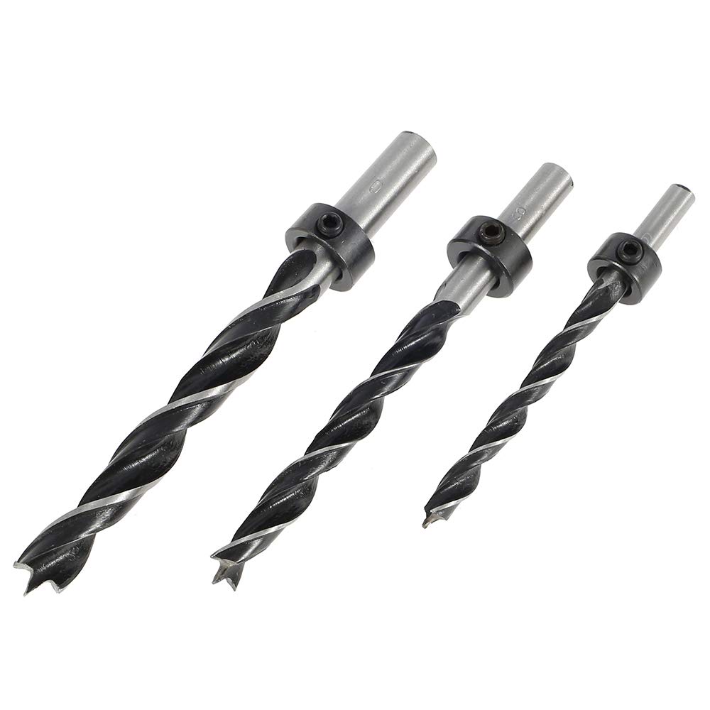 Ghojet Pocket Hole Jig Kit,Dowel Drill Joinery Kit,6/8/10mm Drive Adapter for Angle Drilling Holes Woodworking Drill Guides Joint Angle Wood Jointing Tool Carpentry Locator(Aluminum alloy)