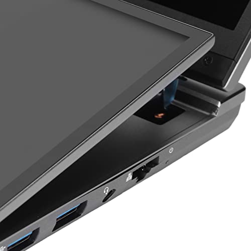 Huleo Dual Screen Laptop, 16in 14in Dual Screen Laptop for Win11 13600mAh Battery for Intel for Core I7 CPU for Playing Games (US Plug)