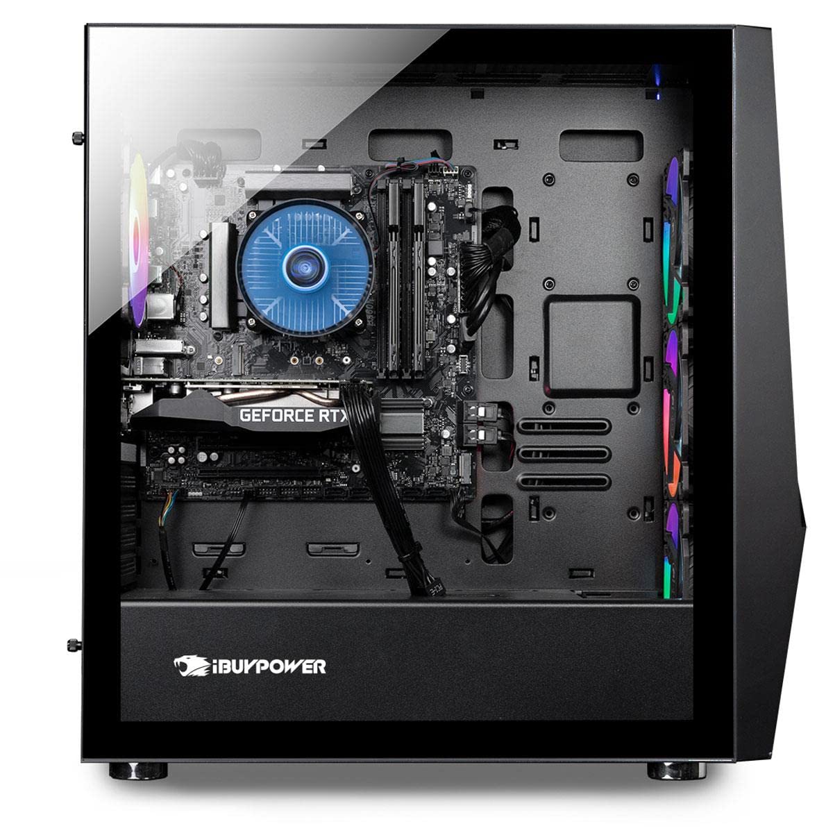 iBUYPOWER Pro Gaming PC Computer Desktop TraceMR 216i (Intel i7-11700F 2.5GHz, GeForce RTX 3060 12GB, 16GB DDR4 RAM, 480 GB SSD, WiFi Ready, Windows 11 Home)