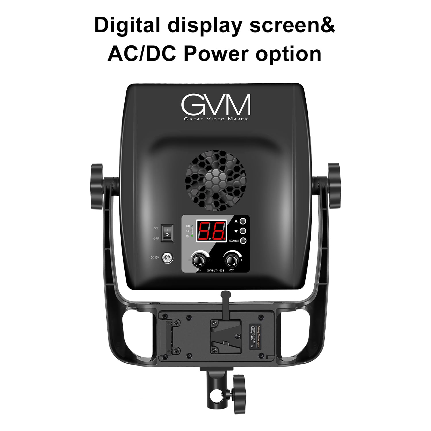 GVM 900D LED Video Light,Dimmable Bi-Color and Stand video Lighting Kit, APP Intelligent Control System, CRI97,3200-5600K fo YouTube Studio Photography, Outdoor Video Shooting Lighting (2 Packs)