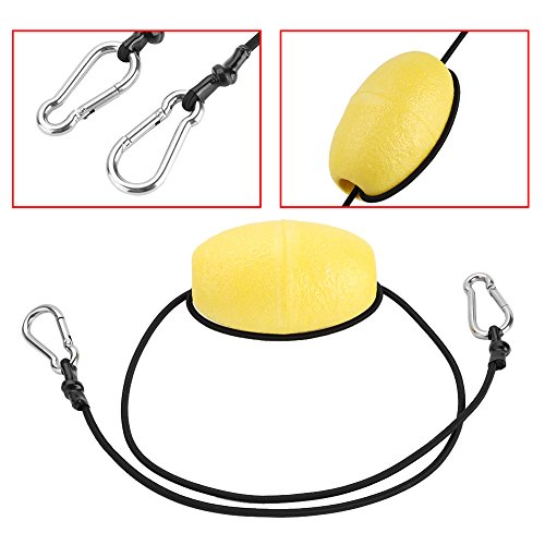 GOTOTOP AYNEFY Drift Anchor, Tow Throw Leash Line with EVA Buoy Float & Clip for Kayak Boat Grip Canoe Accessories