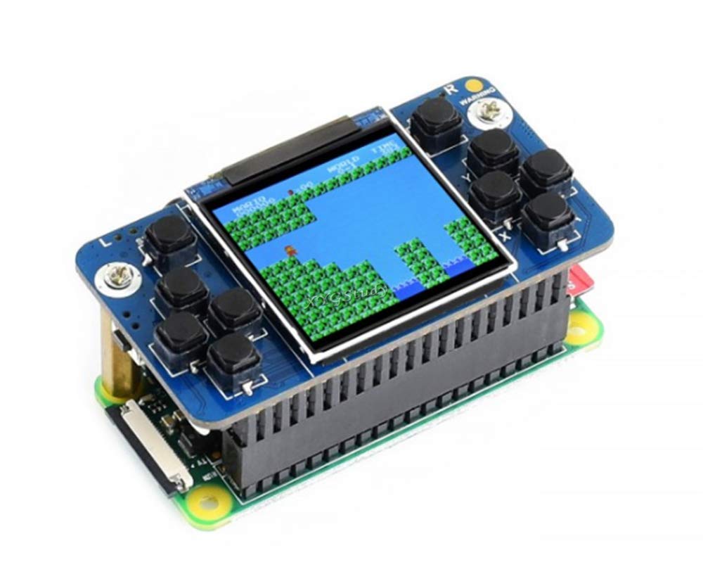 GamePi15 Raspberry Pi Mini Classic Handheld Game Console Portable Retro Video Gaming Console Kit with 1.54" 240×240 Display Monitor Screen for Raspberry Pi Zero W WH 2 3 Model B B+ @XYGStudy