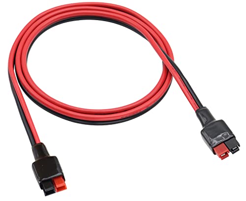 HCFeng 14AWG Double-Ended 45A an-der-Son Solar Charge Extension Cable 45A Battery Adapter Compatible with GZ/Yeti/G500 /Renogy/Boulder 200 Solar Panels Generator Power Inverter [3.3ft/1M]