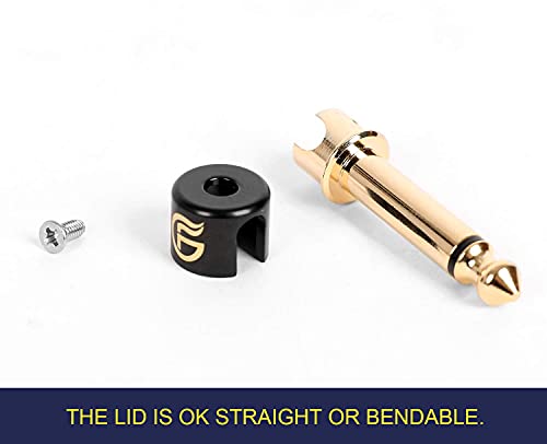 Ghost Fire Solderless Pedalboard Cable Kit - No Cable Stripping Required,6.5ft Cable & 10 Nickel Plated Copper Tip Connectors for Guitar Effects & Pedal Board,with Cutter, Bolt Driver (SP-02)