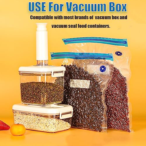 Hand Pump for Sous Vide Bags,YIMIKE Manual Handheld Vacuum Pump,Jar Vacuum Sealer for Wide & Regular Mouth Mason Jars