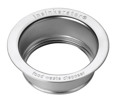 InSinkErator Sink Flange, Polished Stainless Steel, FLG-SS