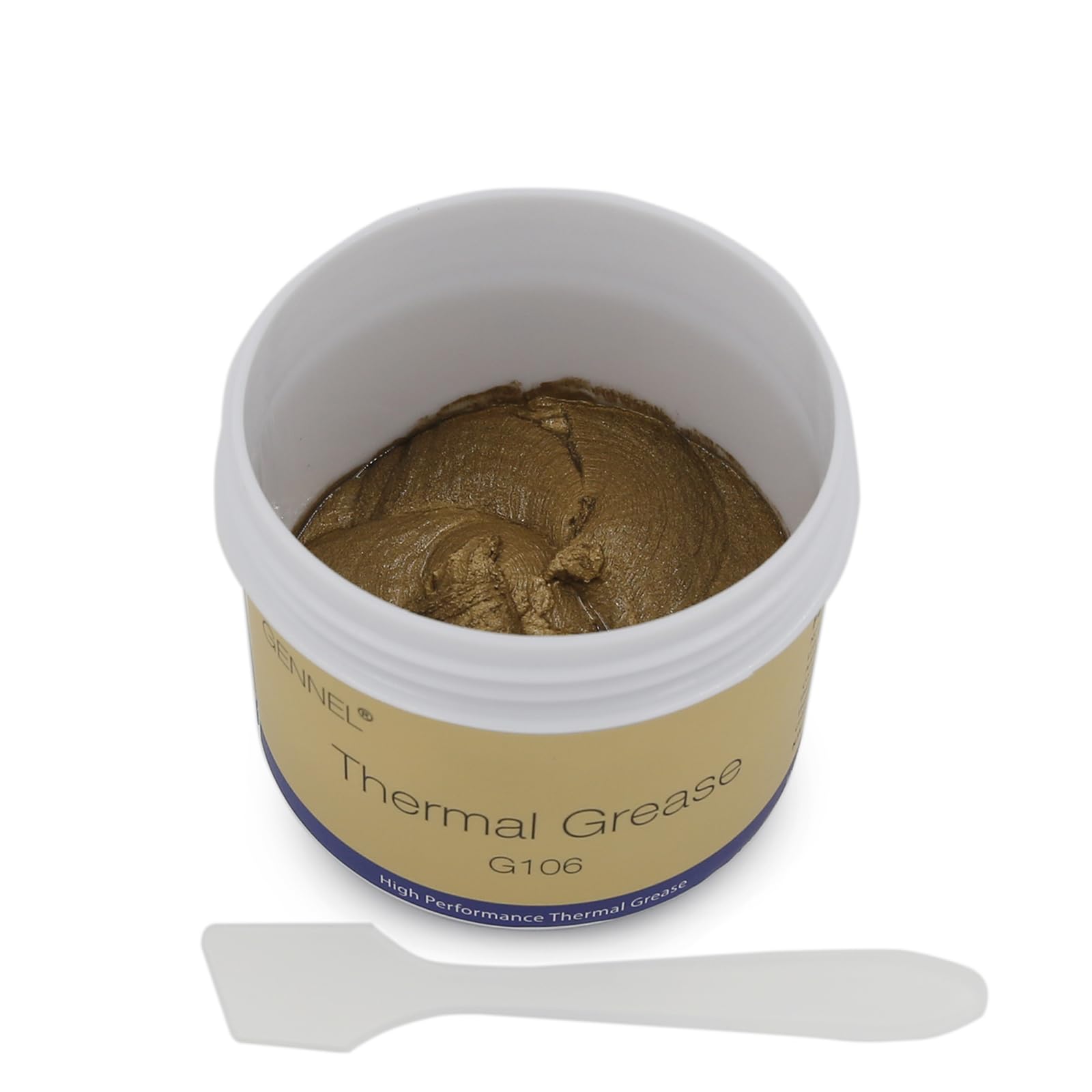 GENNEL G106 100Grams Gold Thermal Paste, Heatsink Paste, Thermal Conductive Compound Grease for GPU CPU Processor LED IC Chipset PS4 Xbox High Performance