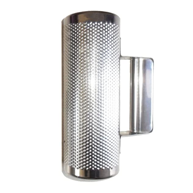 Guiro Shaker Stainless Steel Latin Percussion Musical Instruments with Scraper (8βx 3β)